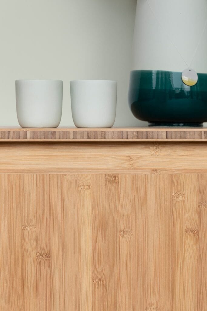 Bamboe keuken op maat · The Bamboe Caramel · Houtwerff